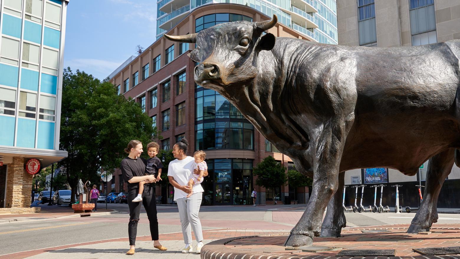 Major the Bull Sculpture | Discover Durham