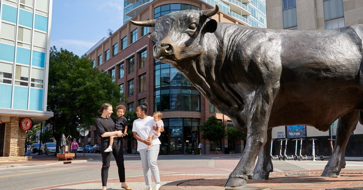 Major the Bull Sculpture | Discover Durham
