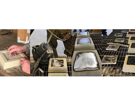 Scratch Block Carving and Aluminum Pour | Discover Durham